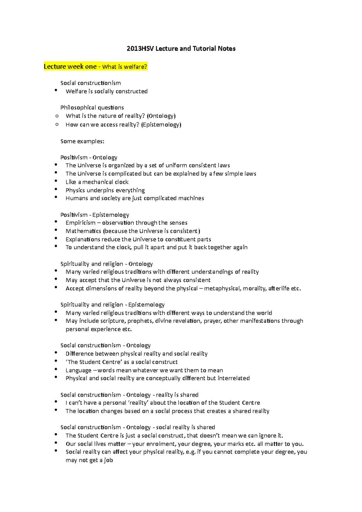 2013 HSV Lecture and Tutorial Notes - 2013HSV Lecture and Tutorial ...