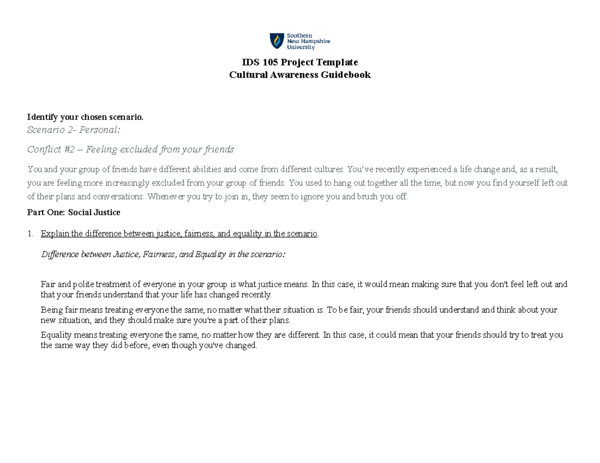 IDS 105 Project Module five - IDS 105 Project Template Cultural ...