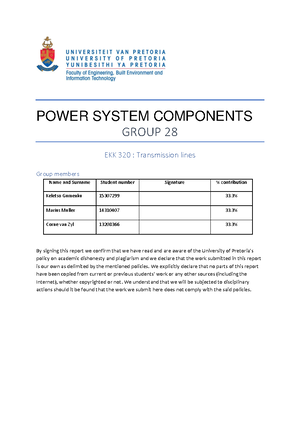 Semester test 2 summary / cheat sheet - Synchronous machines speed 120f ...