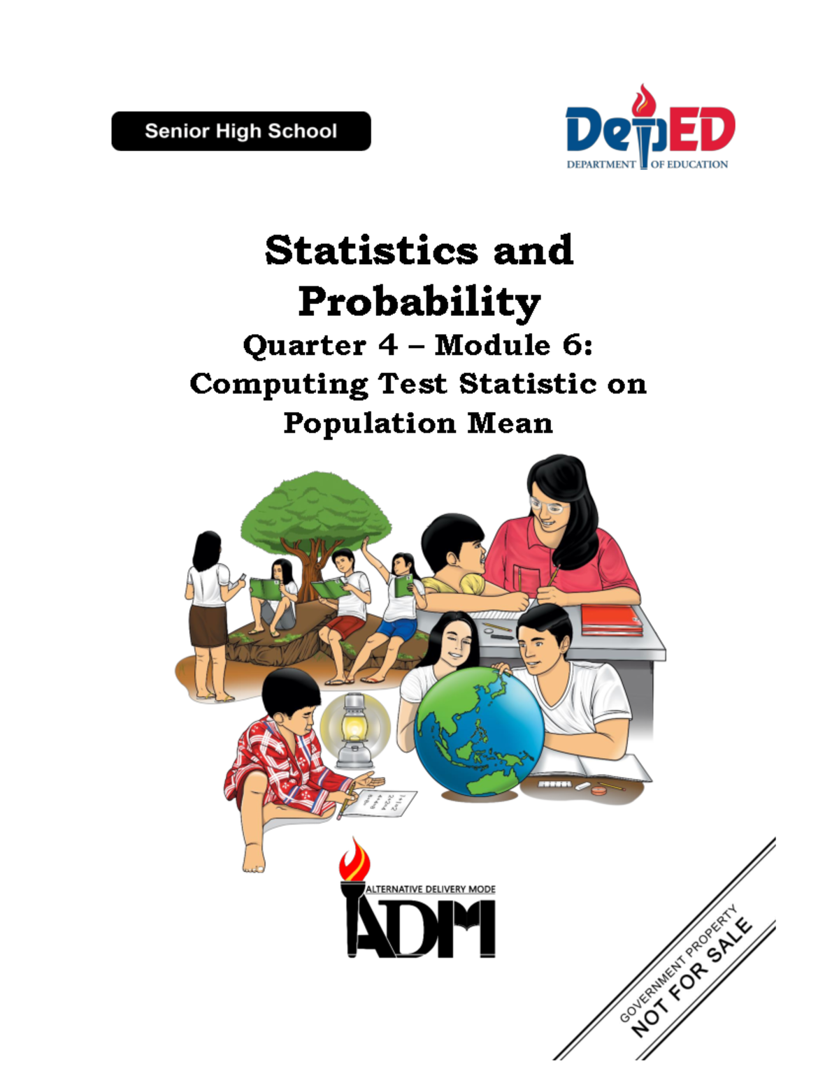 Open 6-Statistics-and-Probability G11 Quarter-4 Module-6 - Studocu