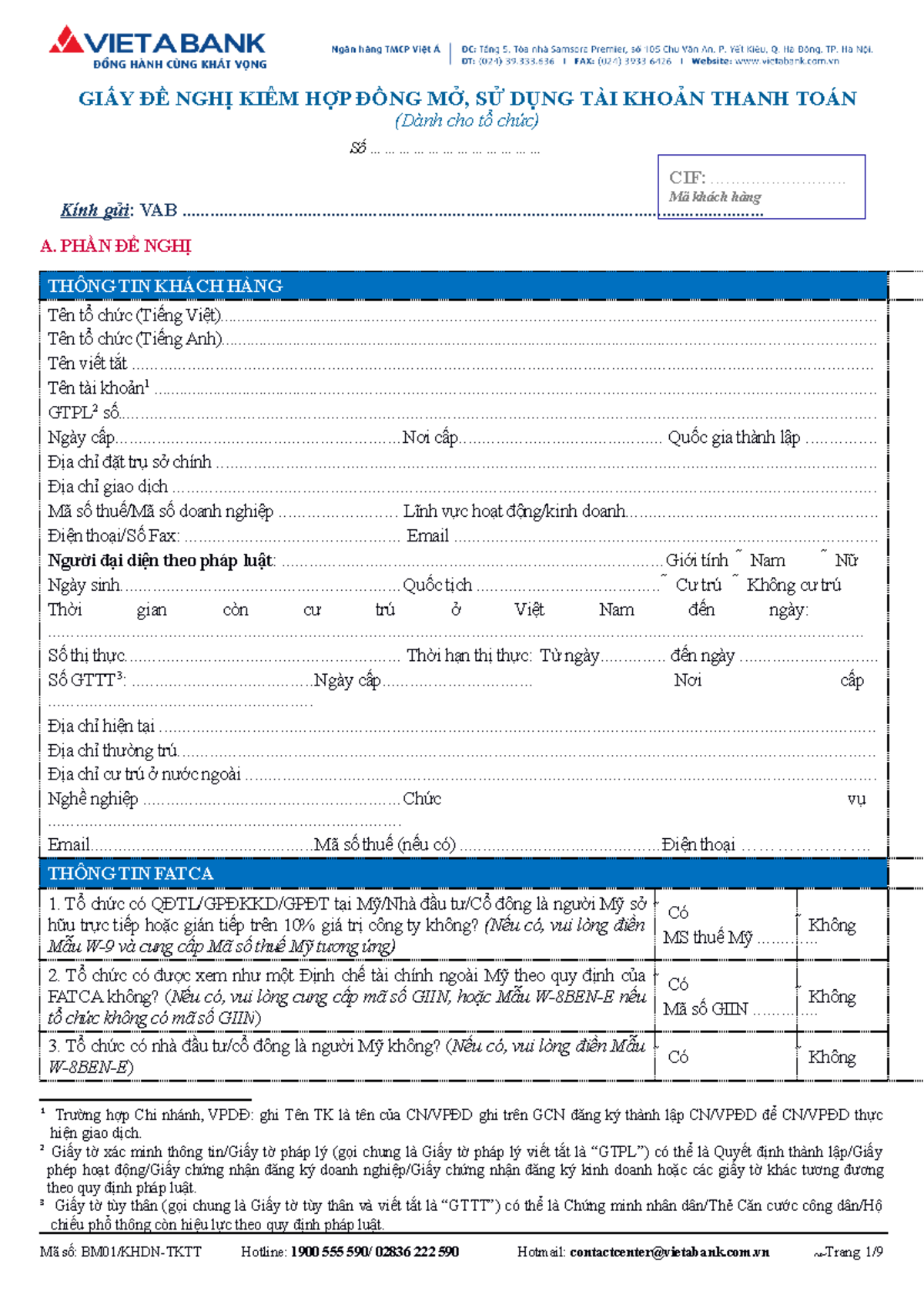 15. BM01 KHDN-TKTT GIAY DE NGHI MO TKTT KHTC - GIẤY ĐỀ NGHỊ KIÊM HỢP ĐỒNG MỞ, SỬ DỤNG TÀI KHOẢN ...