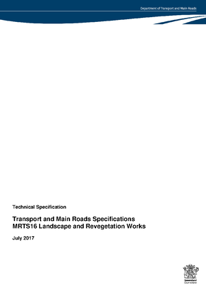 MRTS03 - As part of the required material. - Technical Specification ...