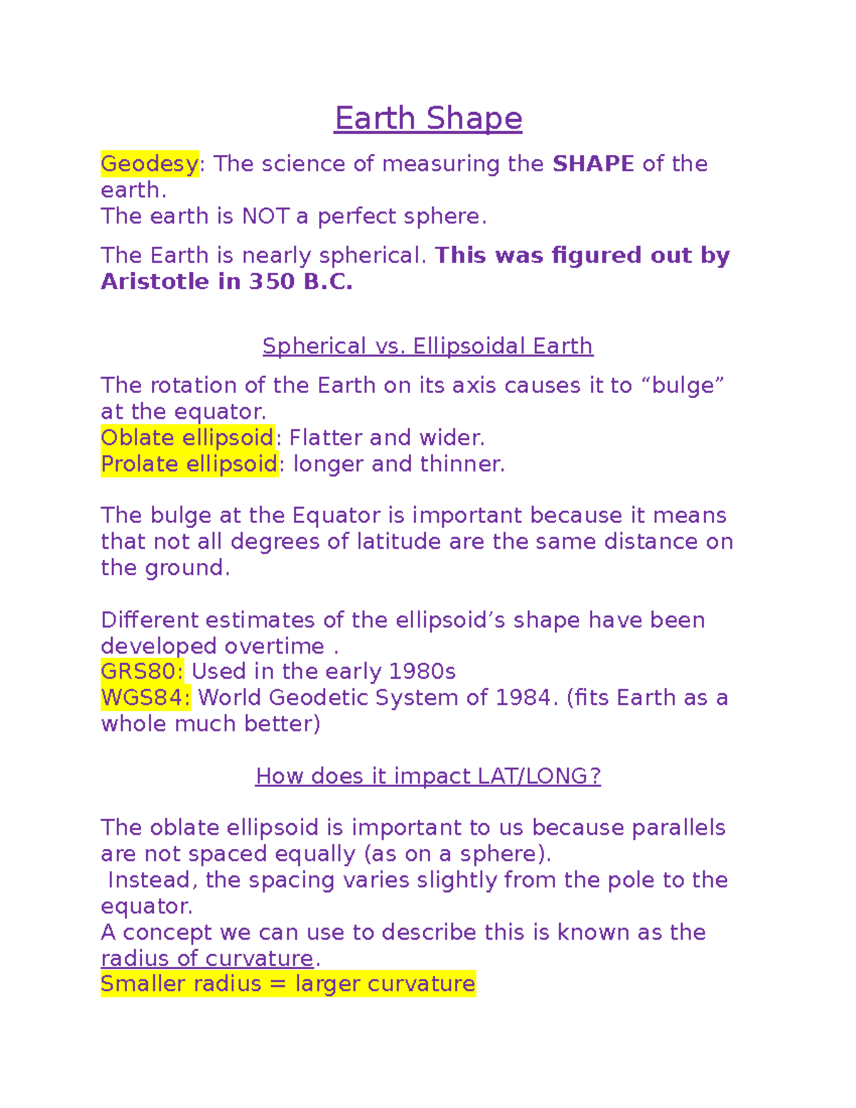 Earth shape - Earth Shape Geodesy: The science of measuring the SHAPE ...