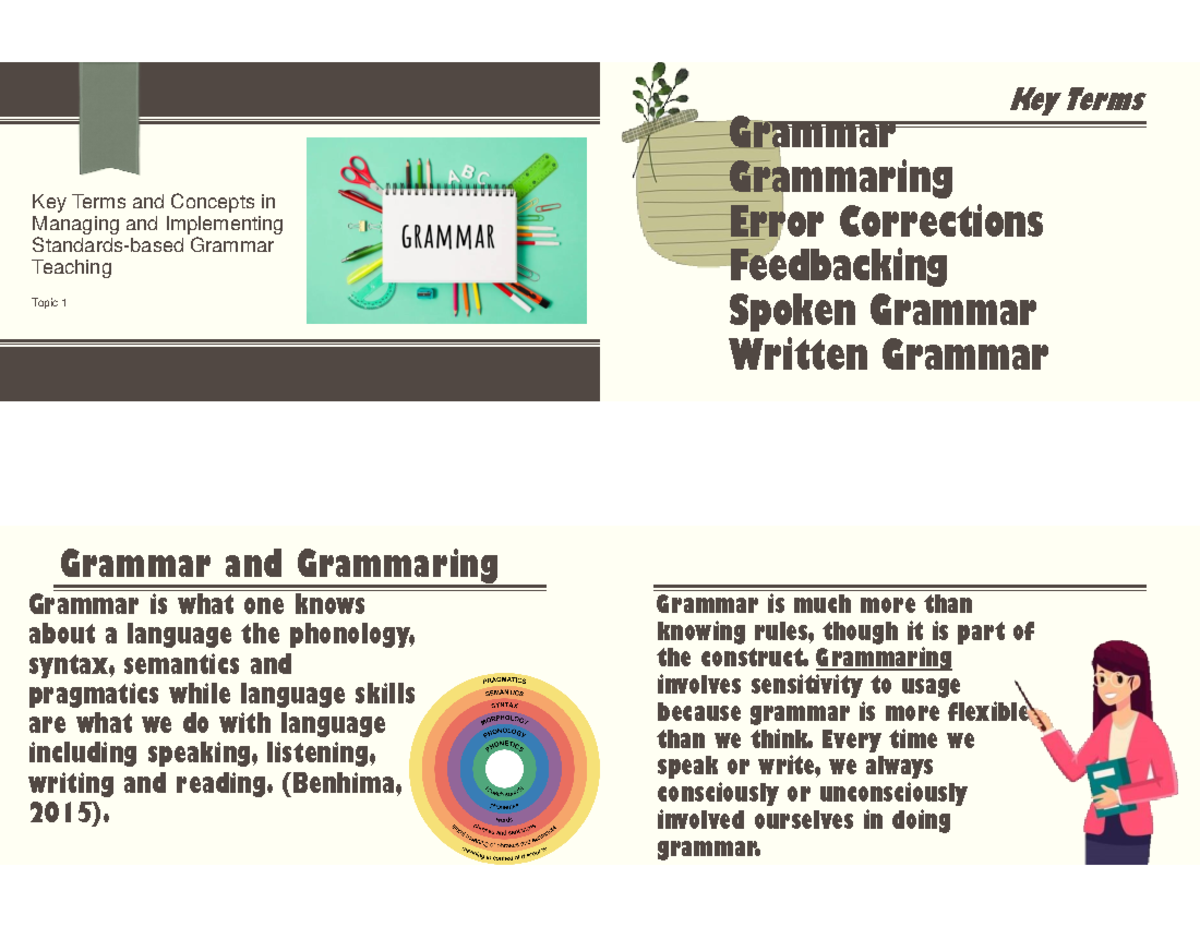 Topic 1 0 - notes - Key Terms and Concepts in Managing and Implementing ...