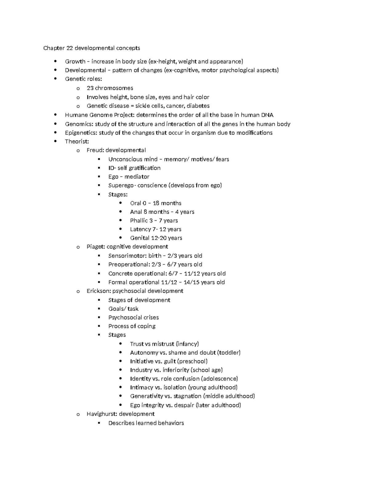 Chapter 22 developmental concepts cm1 - Chapter 22 developmental ...