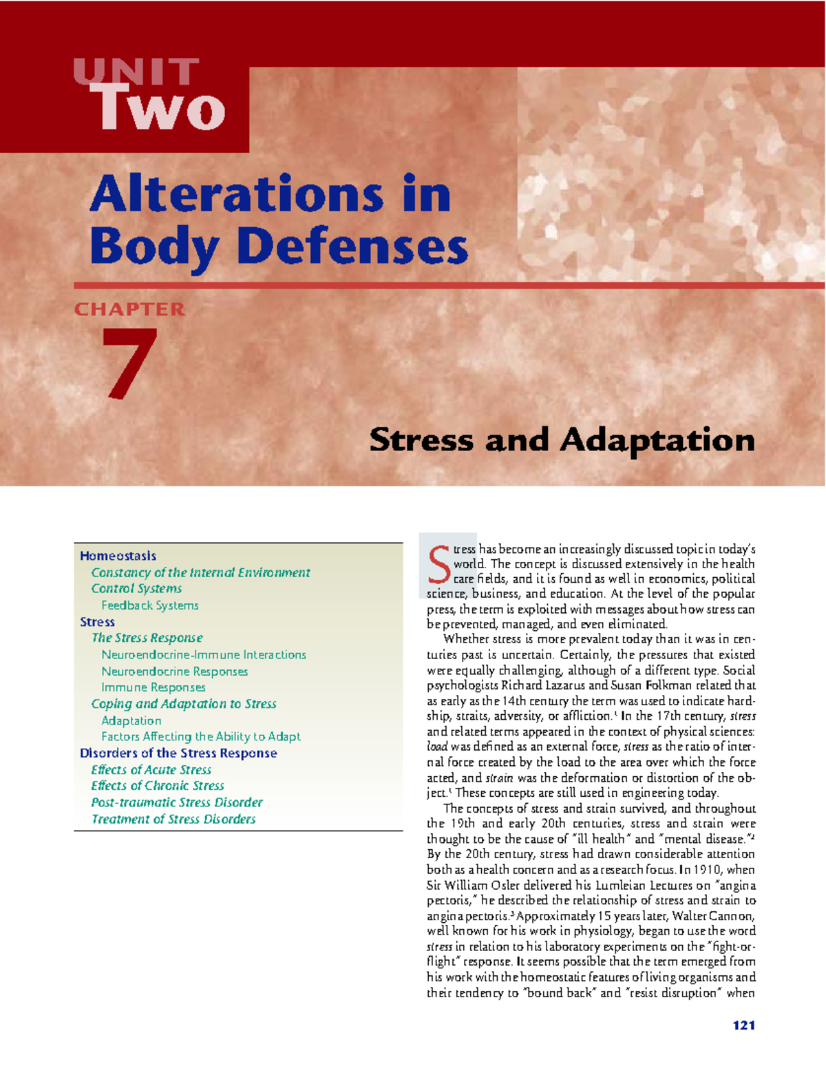 Ch07 - anatomi och fysiologi - UNIT Two Alterations in Body Defenses ...