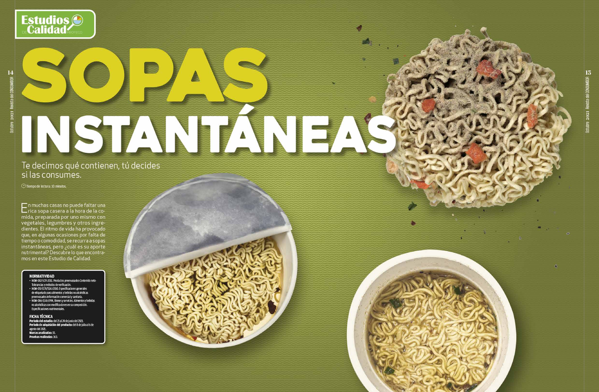 Estudio Calidad Sopas Instantaneas - enfermería ambulatoria y ...