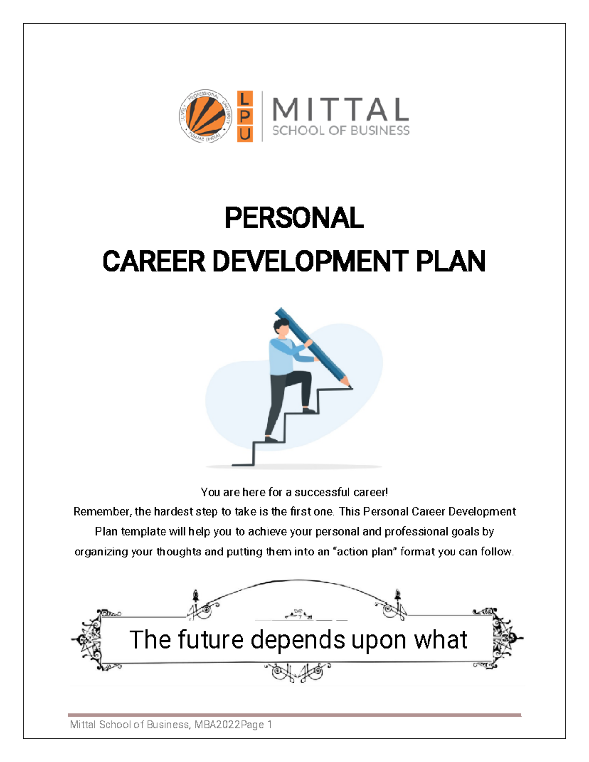 Career Development 2 - PERSONAL CAREER DEVELOPMENT PLAN You are here ...