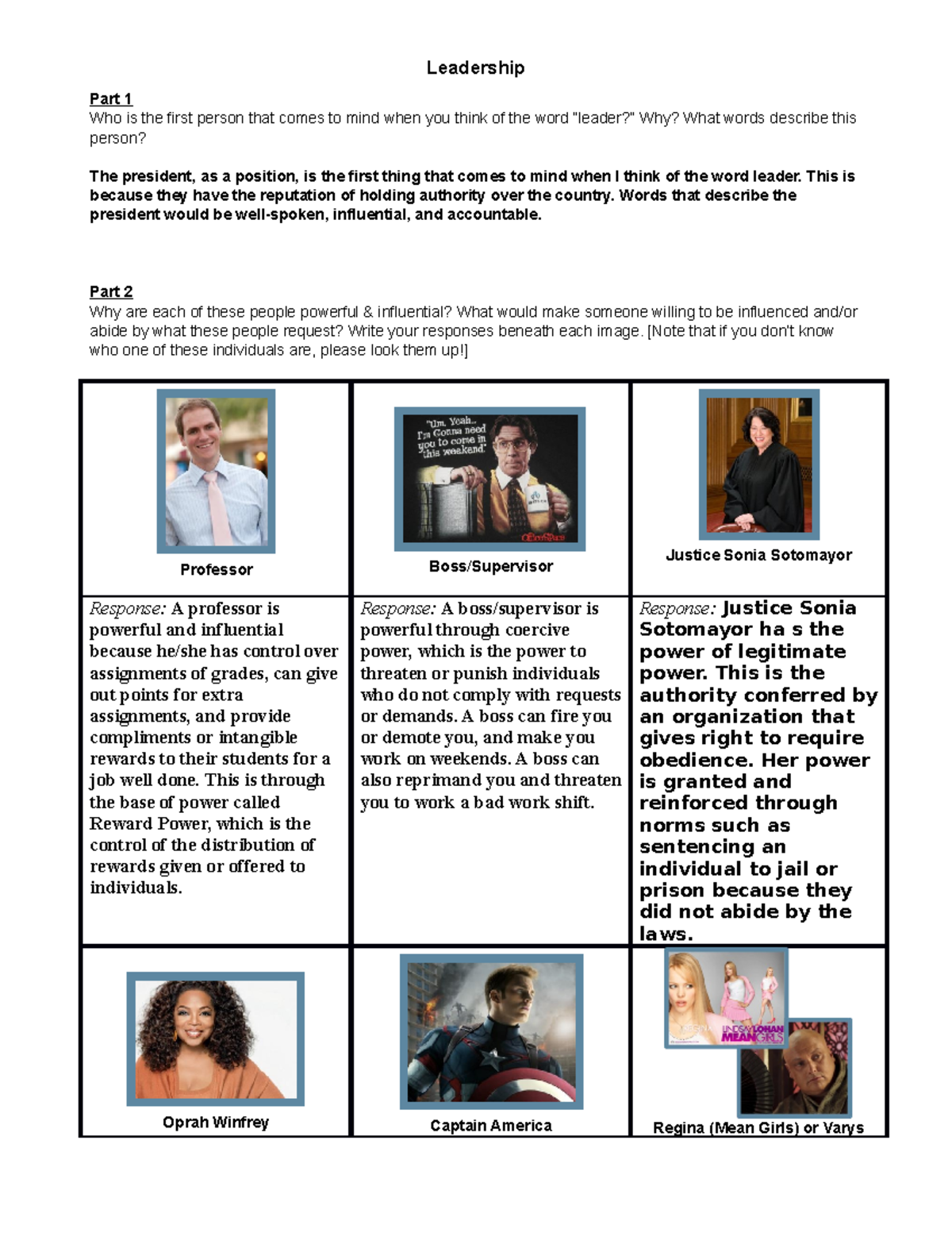 LE19 who are leaders and why - Leadership Part 1 Who is the first ...