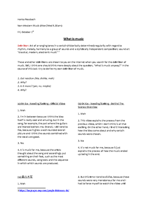 4´33 - This is an analyzis about the song 4'33, and about how the ...