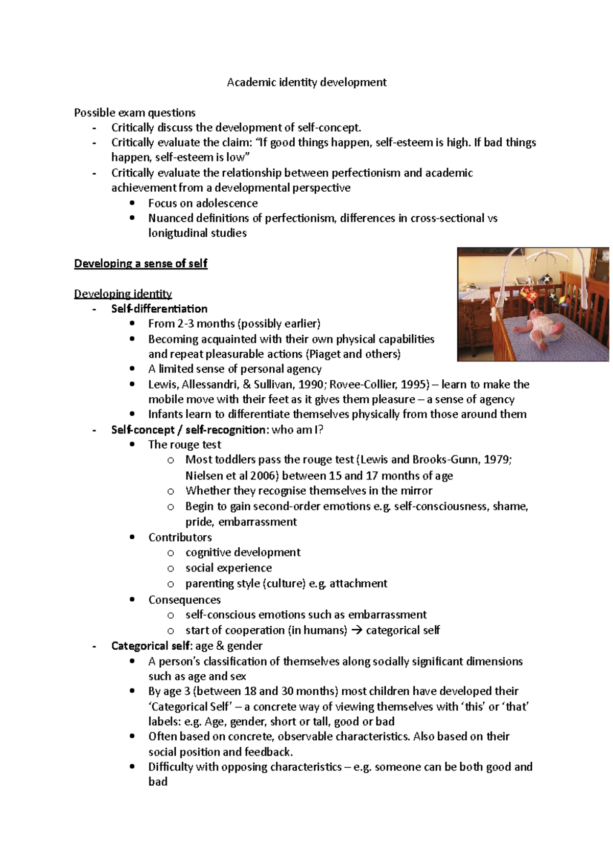 Academic Identity Development - Academic identity development Possible ...