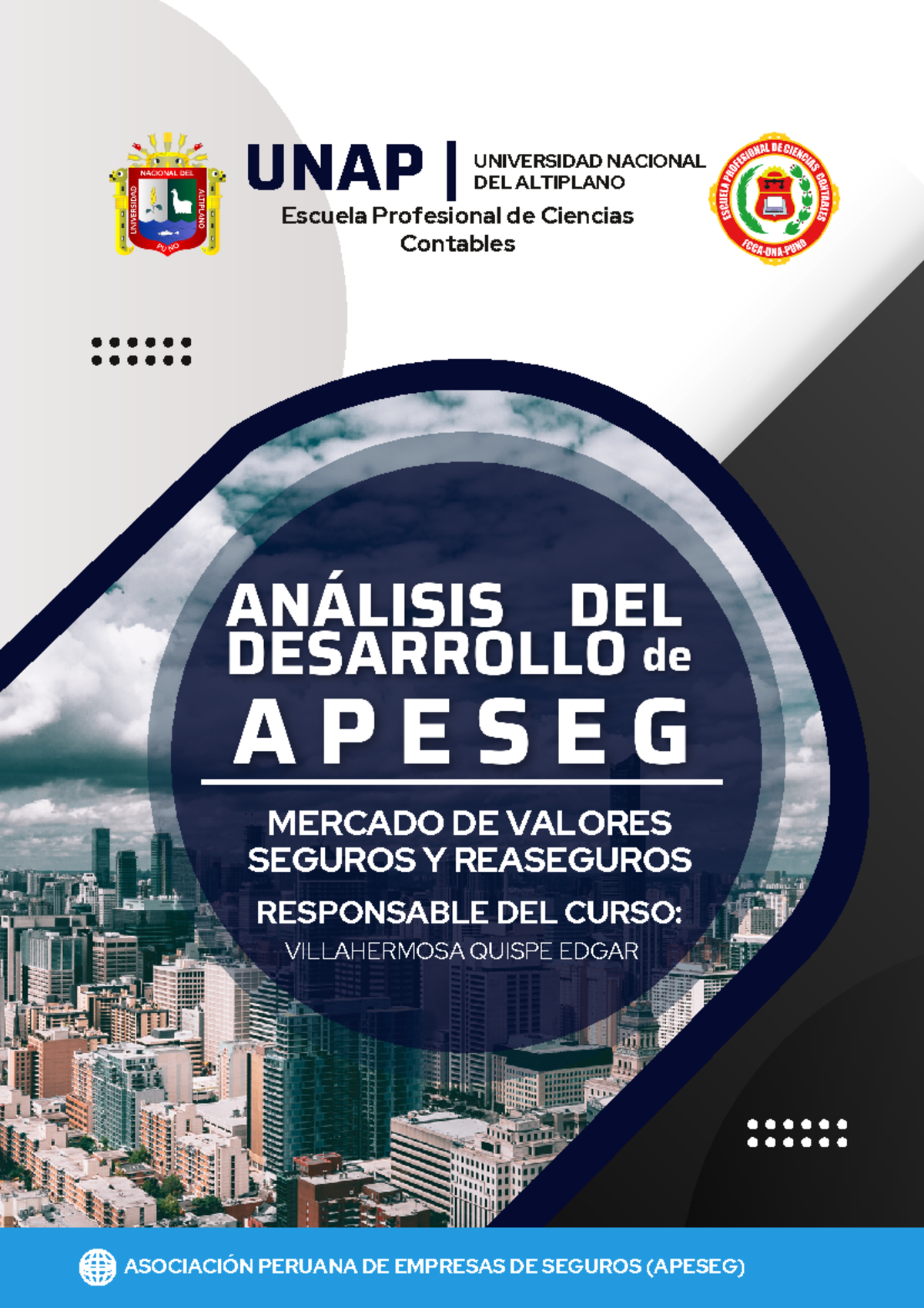 Apeseg - MVSR - Trabajo Grupal - UNAP | MERCADO DE VALORES SEGUROS Y REASEGUROS Escuela ...