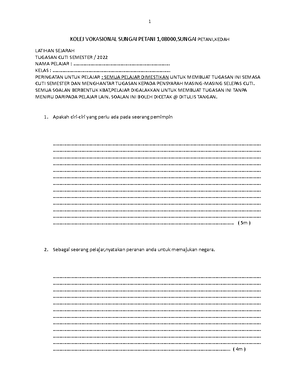 Contoh Kertas Cadangan Program Khidmat Komuniti 2021 - KERTAS KERJA ...
