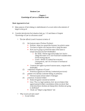 Criminal Law and Procedure - Business Law Criminal Law & Procedure o ...
