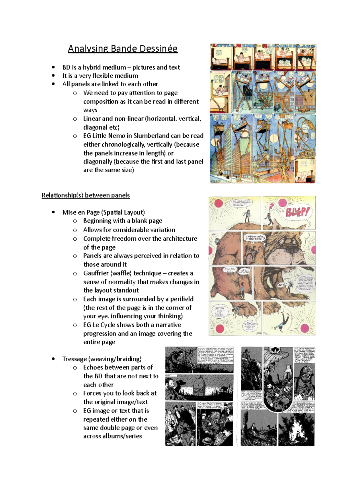 Analysing Bande Dessinée - Analysing Bande Dessinée BD is a hybrid ...