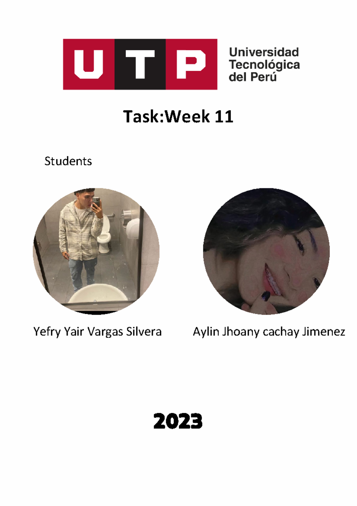 TASK 11 - Y uhhhhh - Ingles - 2023 Yefry Yair Vargas Silvera Aylin Jhoany cachay Jimenez ...