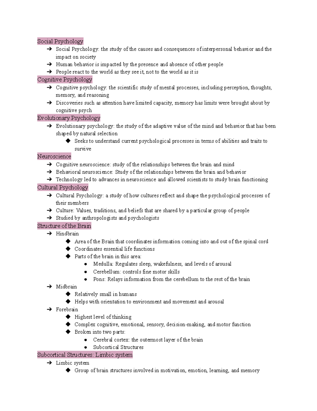 General Psych 150 Lecture Notes - Social Psychology Social Psychology ...