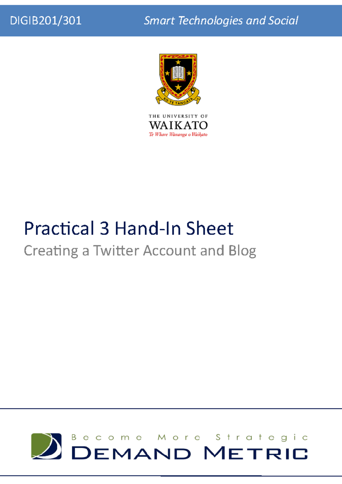 Digib 201 301 Practical 3 Hand-In - Fall DIGIB201/301 Smart ...