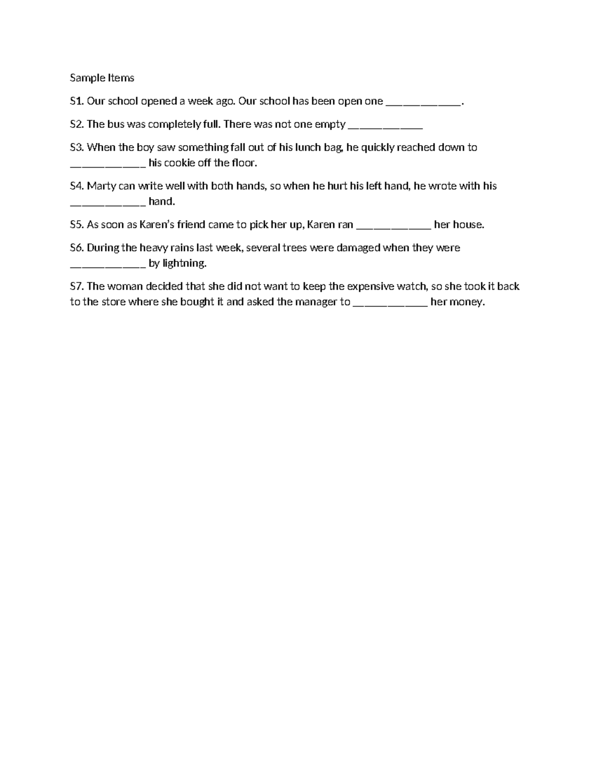Sample Items WRAT - How to administer the Rorschach and the WRAT ...