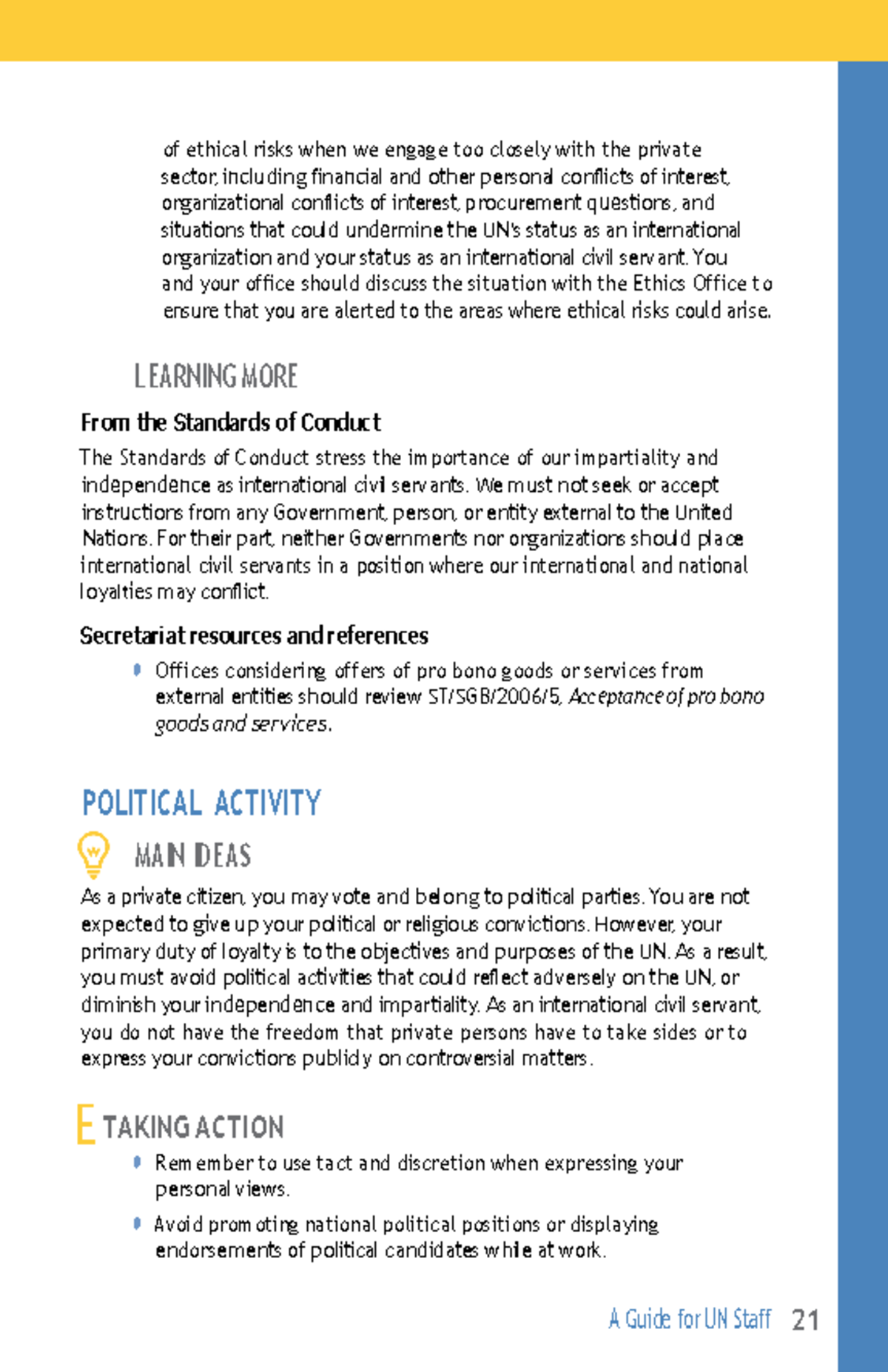 Political activity - Ethics examines the rational justification for our ...