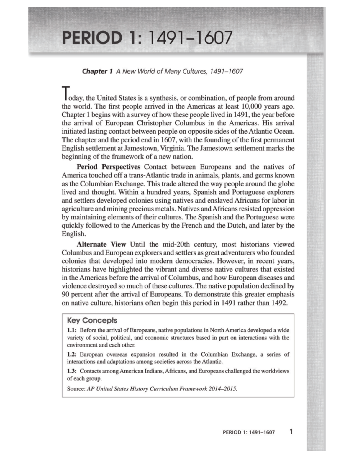 Amsco Chapter 1-Pgs 1-5 - Studocu