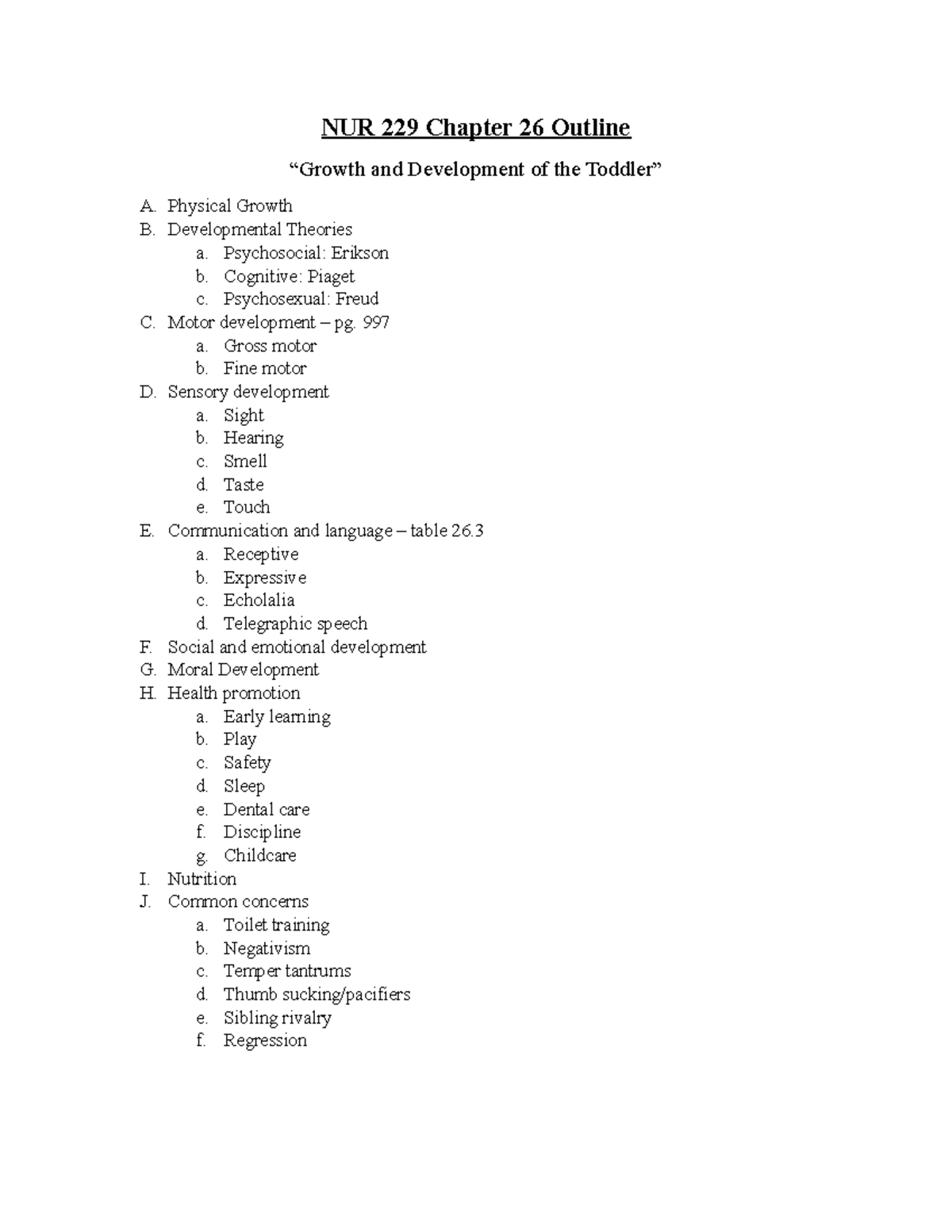 Chapter 26 Outline - maternal newborn ex study guide - NUR 229 Chapter ...