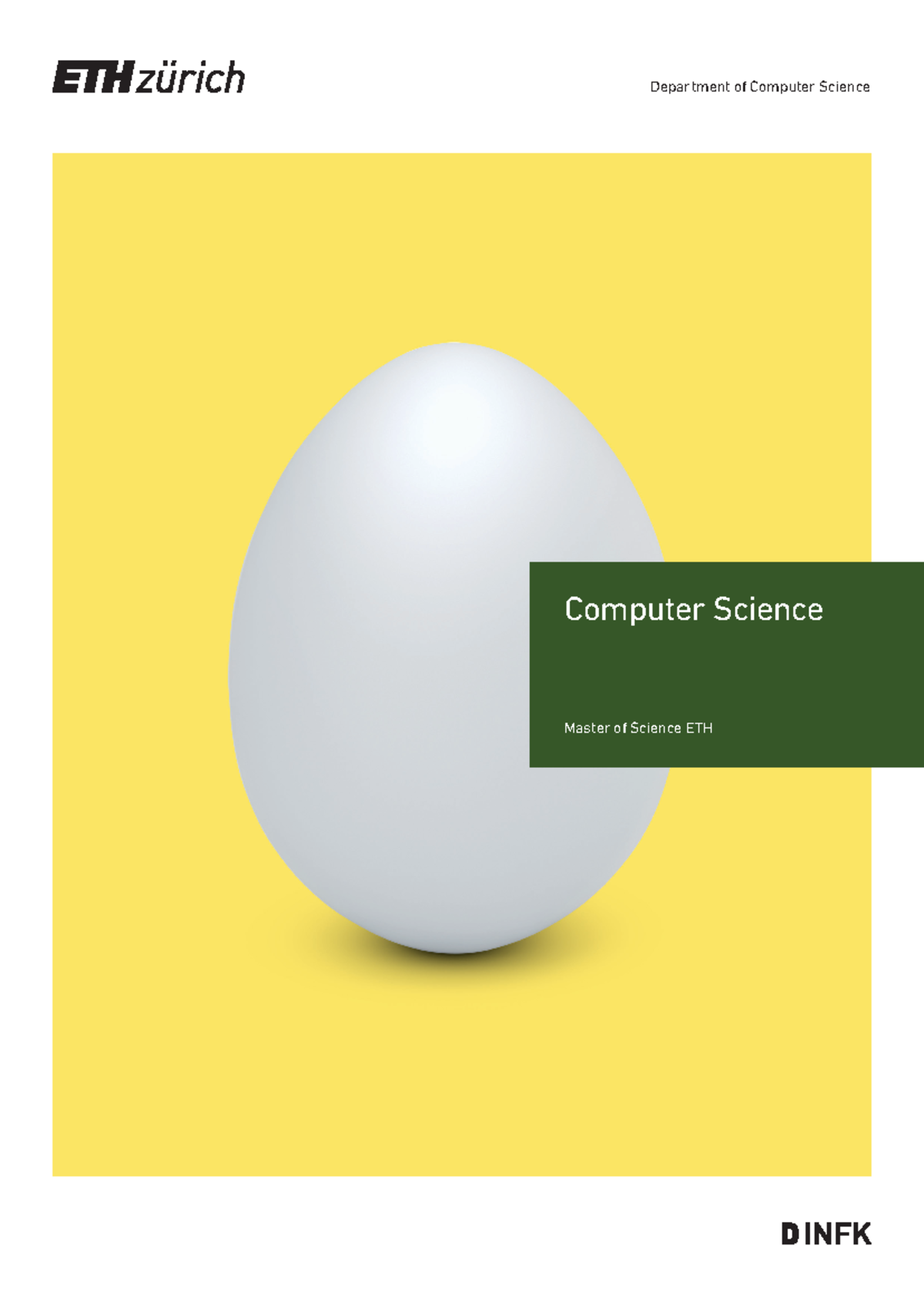 Brochure Master in Computer Science - Department of Computer Science ...