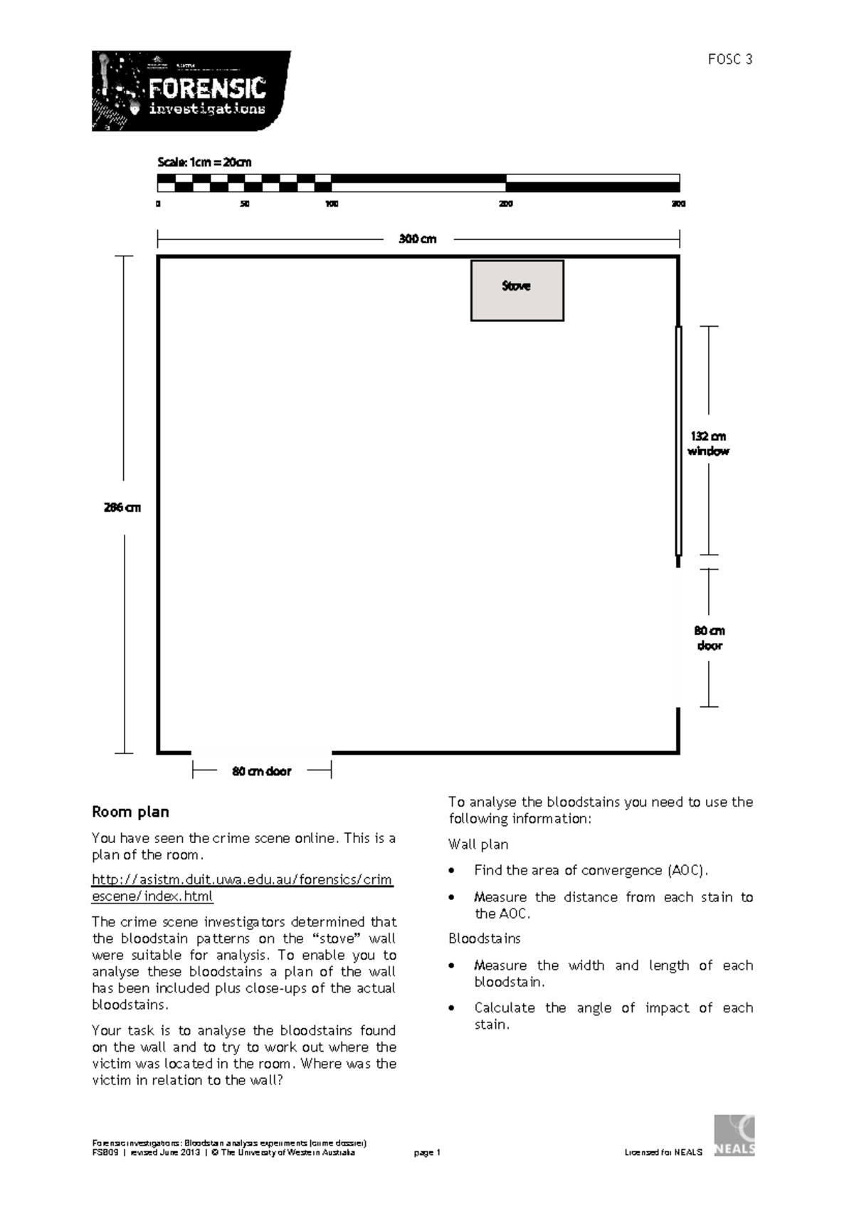 EXER-1- Blood- Pattern - Forensic investigations: Bloodstain analysis ...