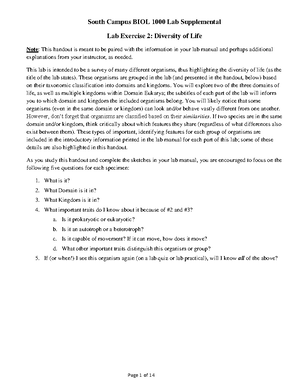 BIOL 1000 Ex05 (Cells) Handout F20 - South Campus BIOL 1000 Lab ...