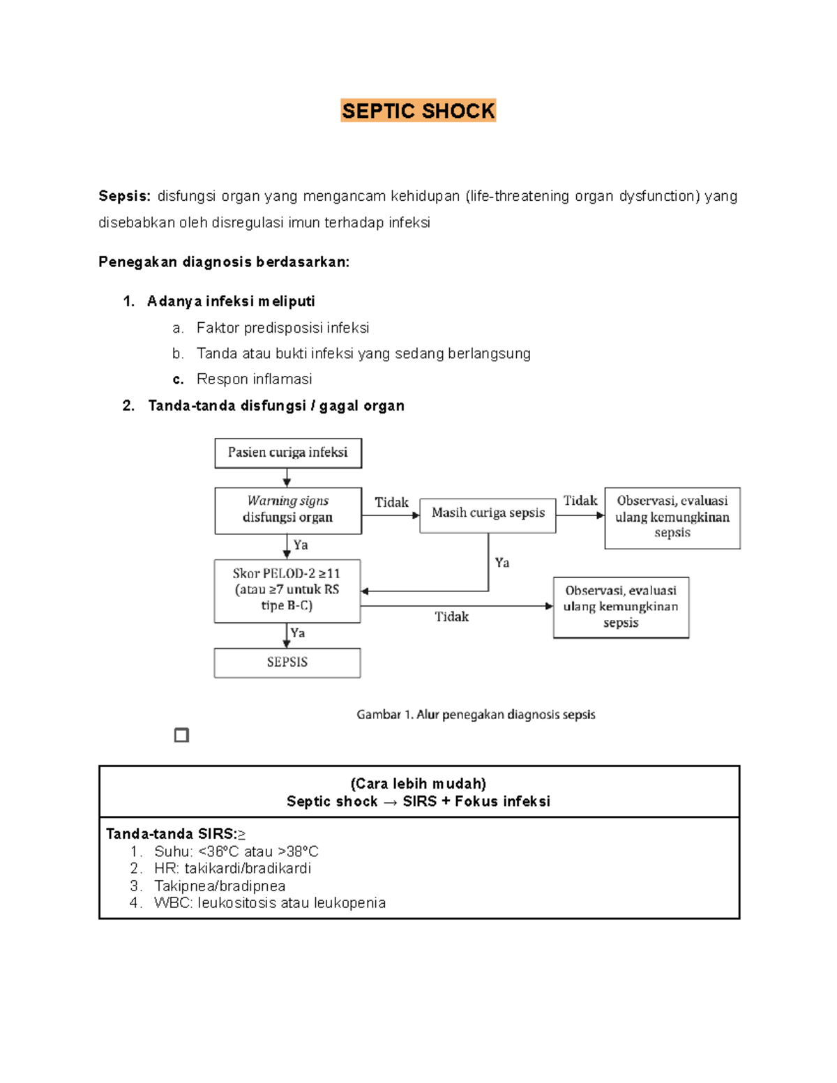 Approach to different type of shock in children - SEPTIC SHOCK Sepsis ...