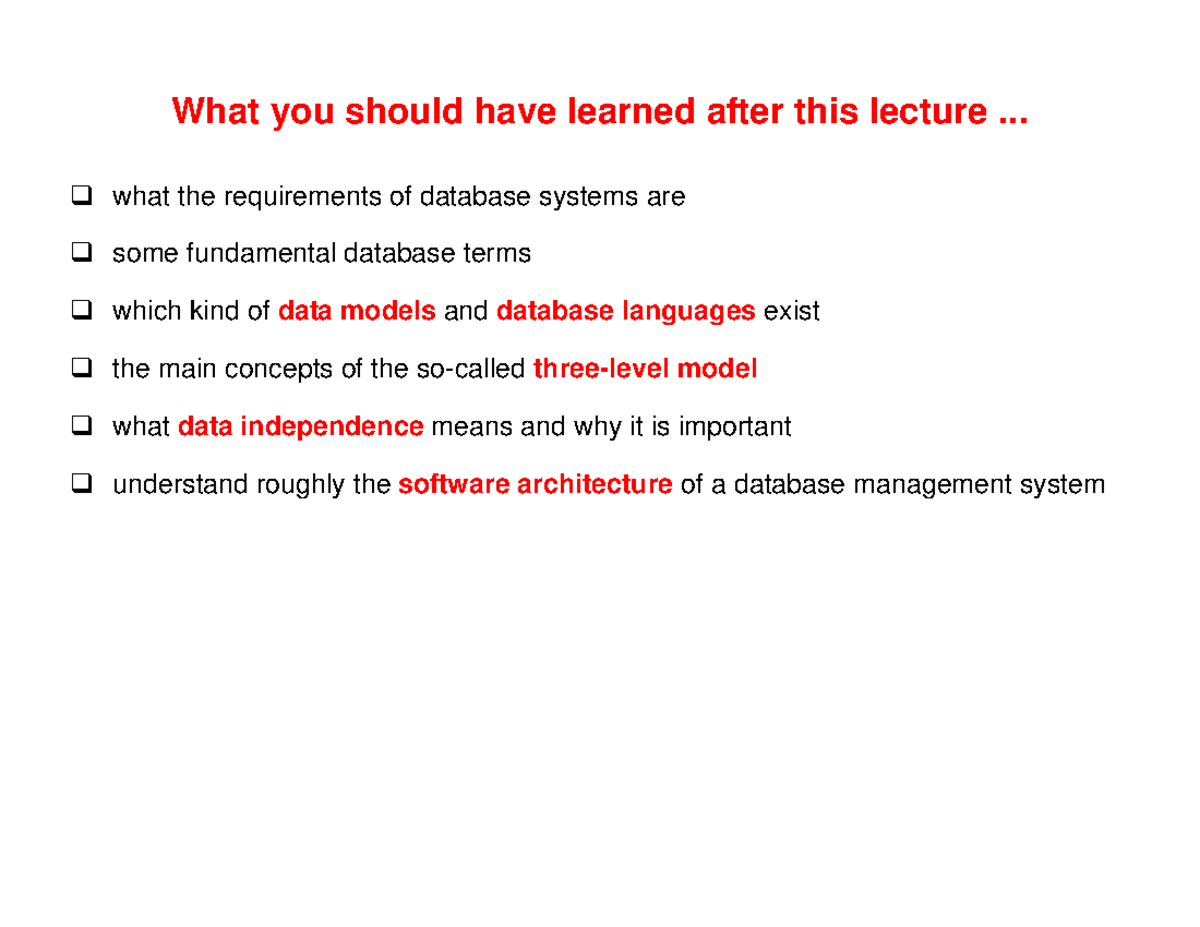 Lecture 02 - Foundations Of Computer Science - What you should have ...