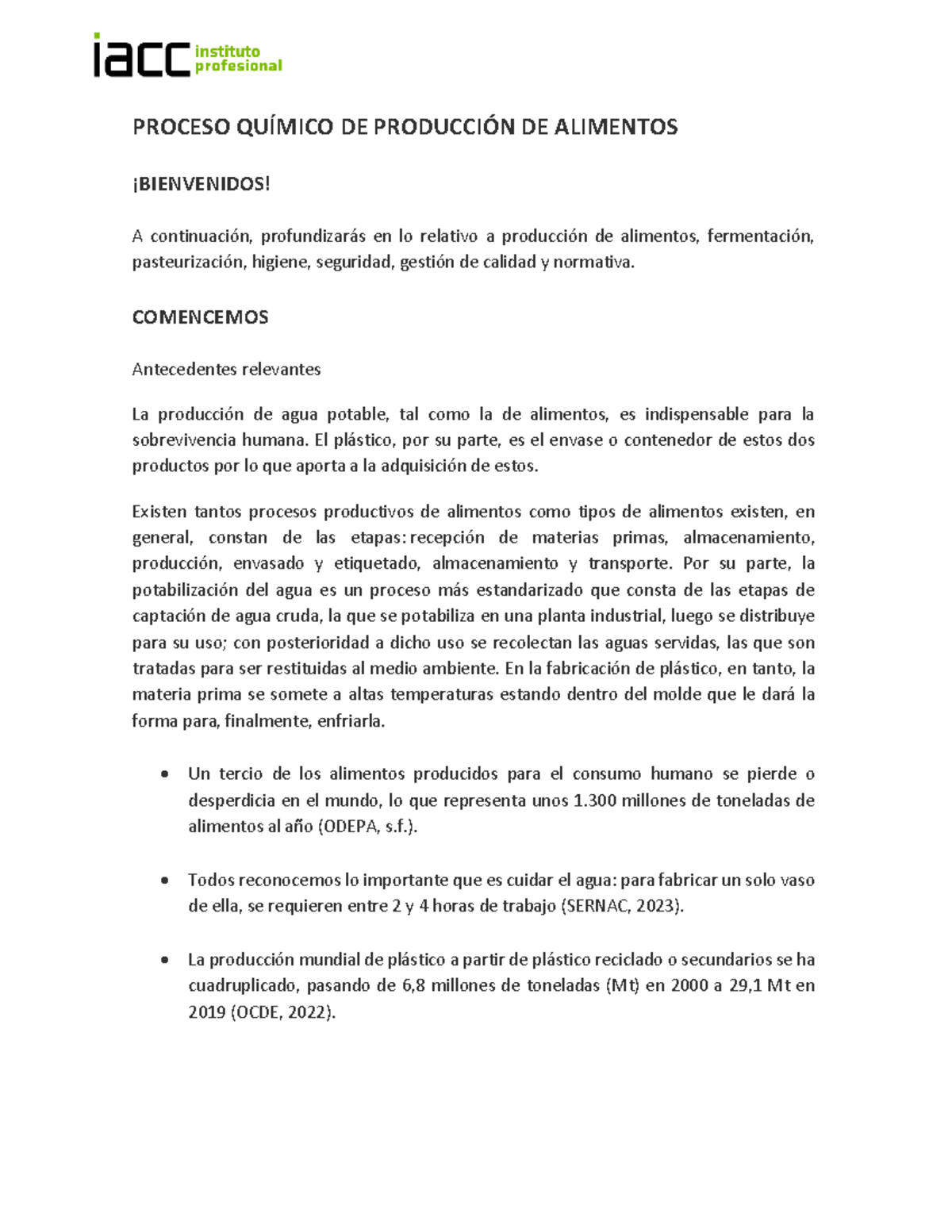 S6 NOTA Profundizacion Proqc 1202 DES - PROCESO QUÍMICO DE PRODUCCIÓN DE ALIMENTOS ¡BIENVENIDOS ...