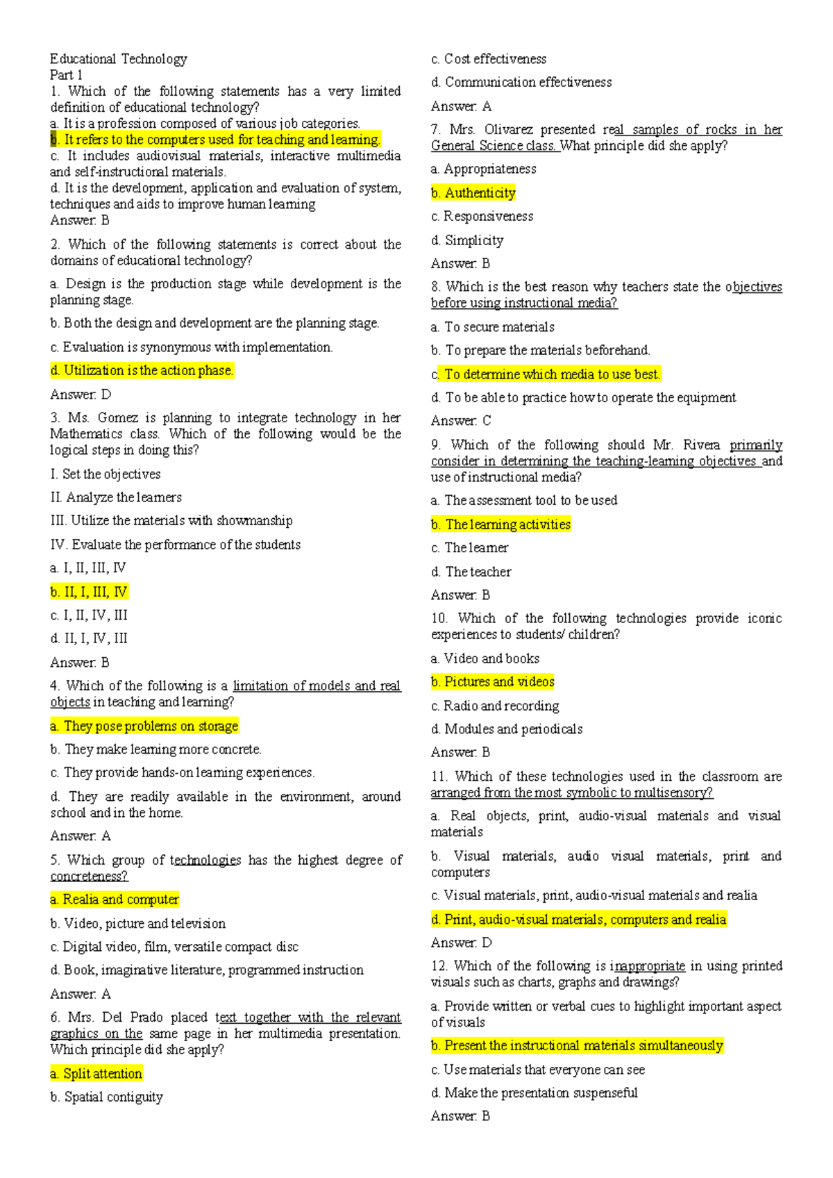 TECH Reviewer - Summary Science, Technology, and Society - Educational ...