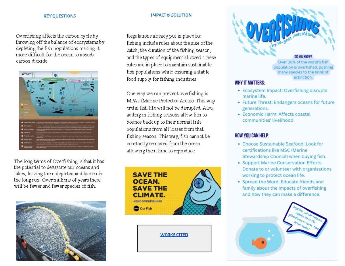 Science - Overfishing affects the carbon cycle by throwing off the ...