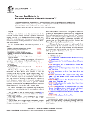 ASTM E18-15 - Astm - Designation: E18 − 15 An American National ...