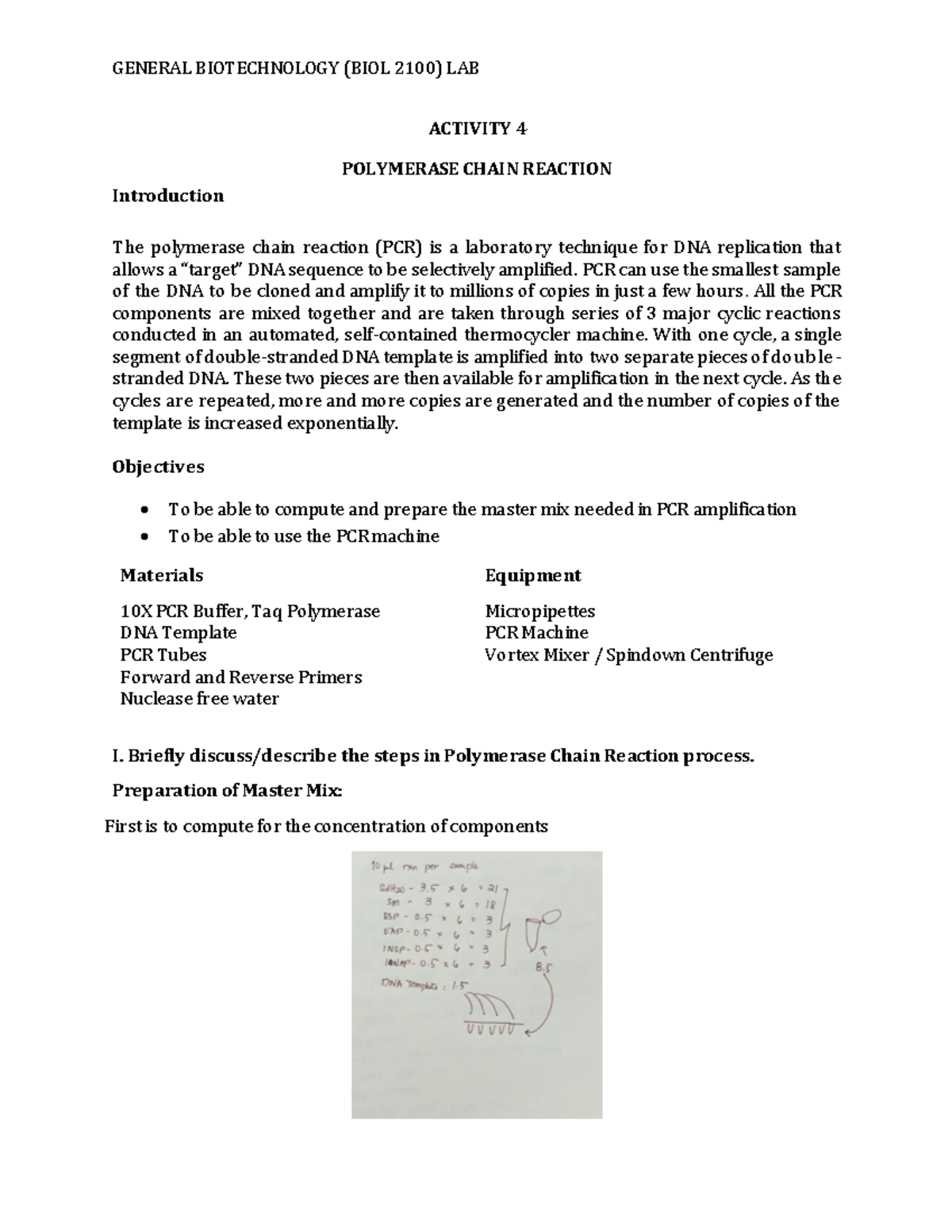 BIOL2100 Act4 NMS - answer to question - GENERAL BIOTECHNOLOGY (BIOL ...