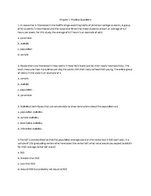 Chapter 4 - variability - Chapter 4 – Variance The purpose of ...