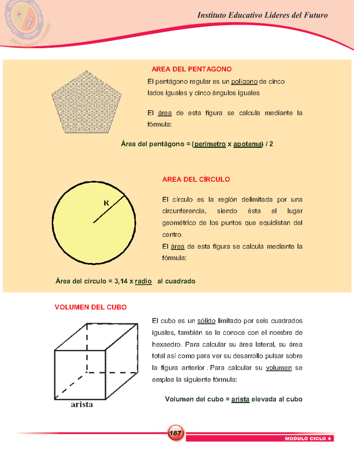 Matematicas IV parte 2 - curso matematica basicas avanzadas - AREA DEL ...