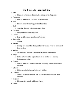 2 - Rhythm and meter musical time - Studocu