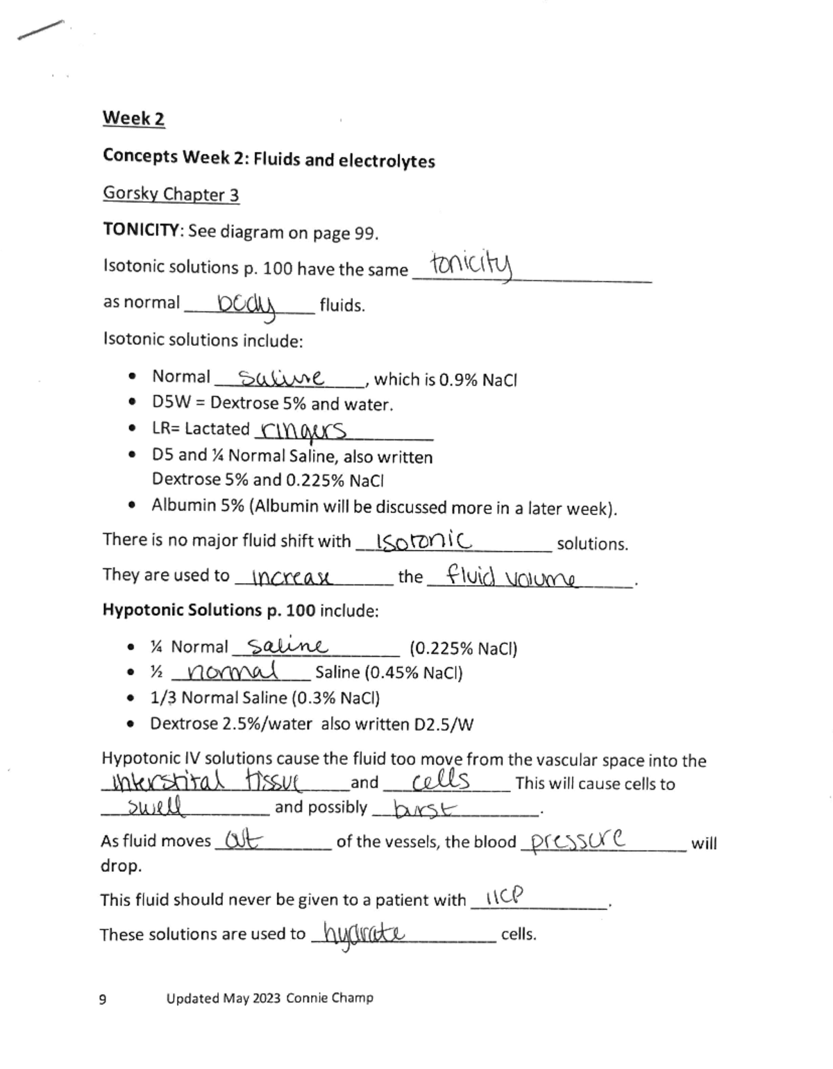 172week2 - pre-class - NUR 172 - Studocu