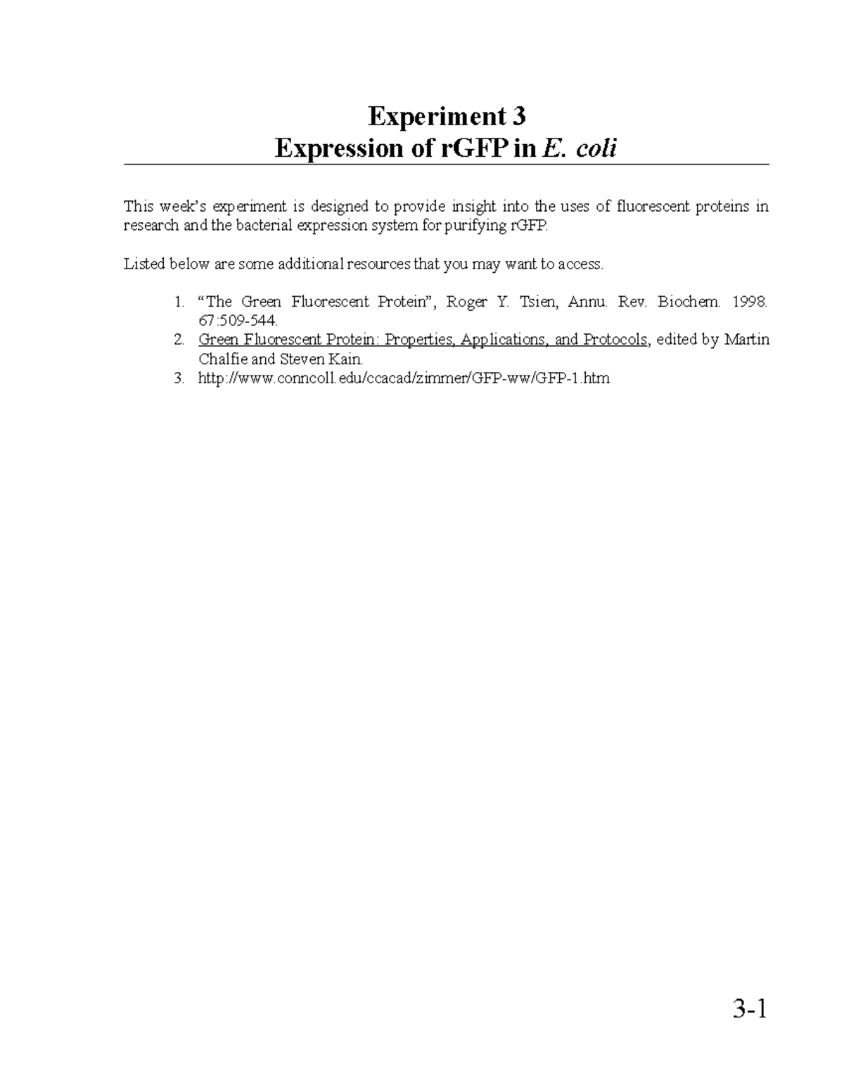 Experiment 3 Protocol - BIOL 3380 - UT Dallas - Studocu