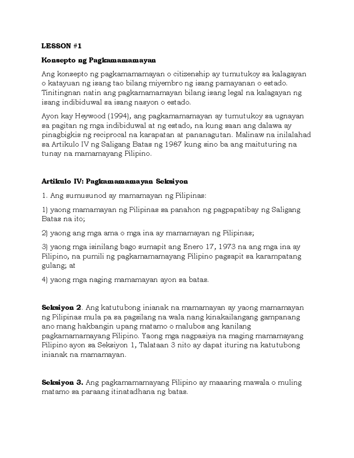 4th quarter lesson no - Hibjbjgu jvkbkn. Ohvuvh hhjg - LESSON Konsepto ...