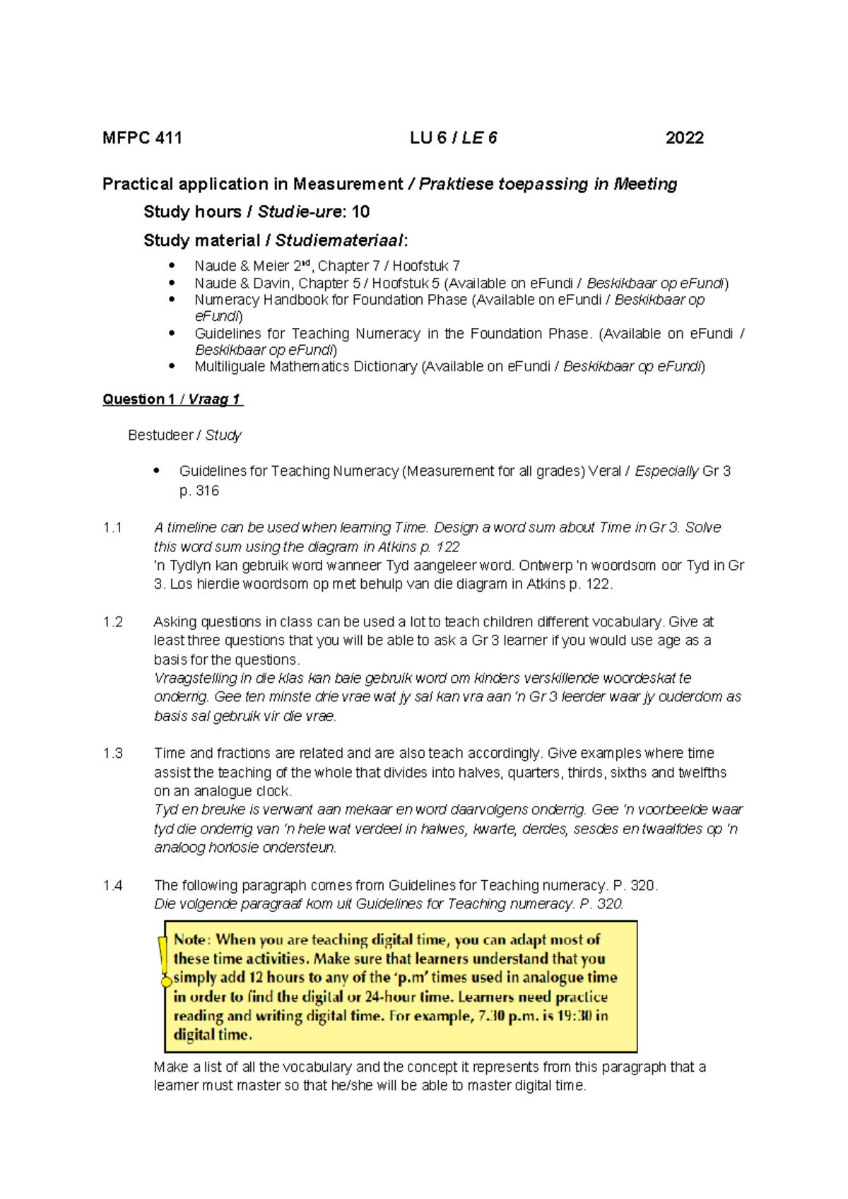 MFPC 411 LU 6 2022 - Worksheet Final - MFPC 411 LU 6 / LE 6 2022 ...