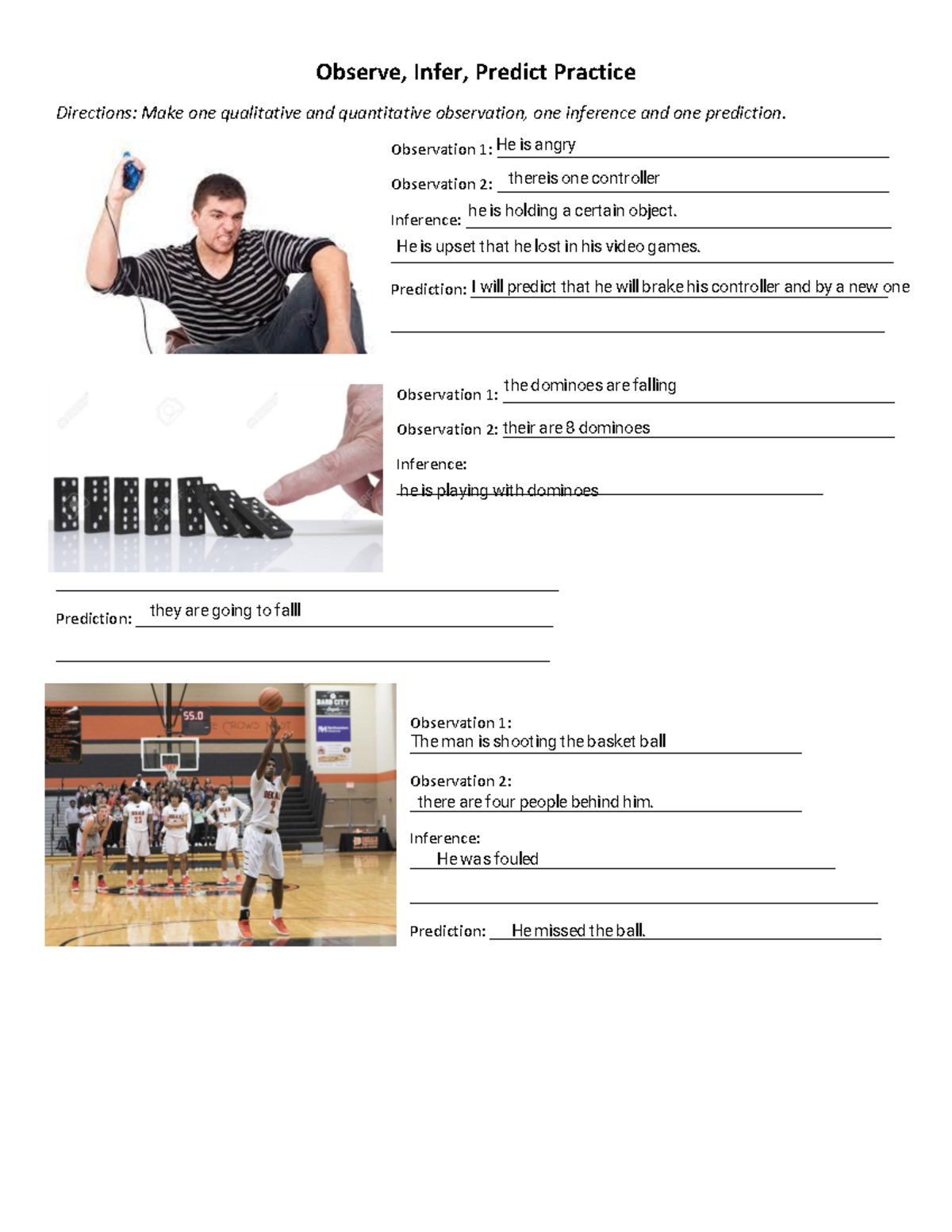 Kami Export - Majed Assaf - Observe Infer Predict Practice - Observe ...