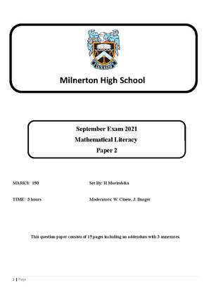MSI Trigonometry Questions - MATERIAL FOR GRADE 12 Trigonometry ...