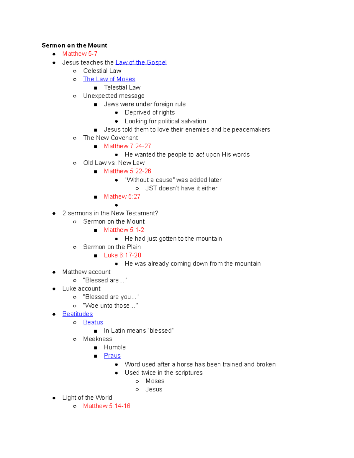 Rel A Christ and Gospel pt 2 - Sermon on the Mount Matthew 5- Jesus ...