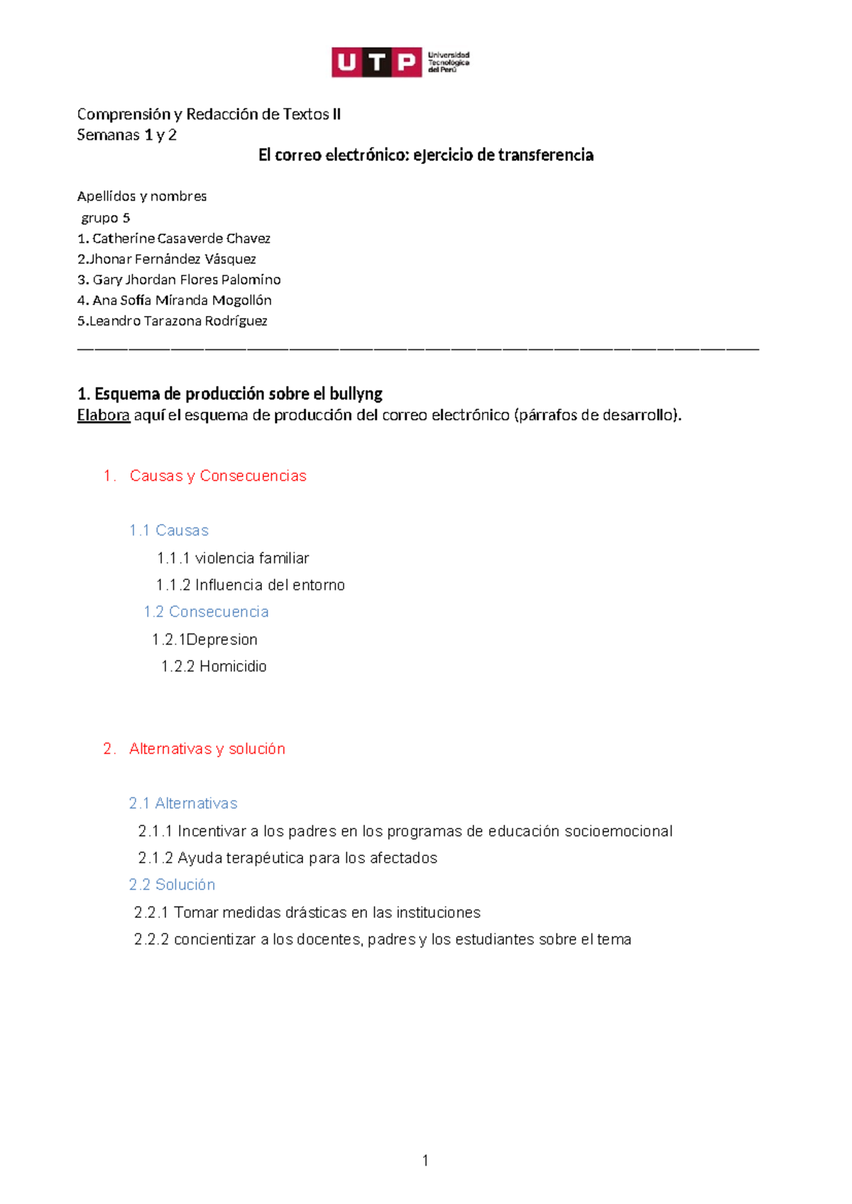 S01 y S02 - El correo electrónico ejercicio de transferencia formato - Comprensi ón y Redacción ...