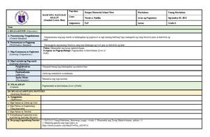 General Mathematics Grade 11 CER-TIC TAC TOE Assessment Board - TIC TAC ...