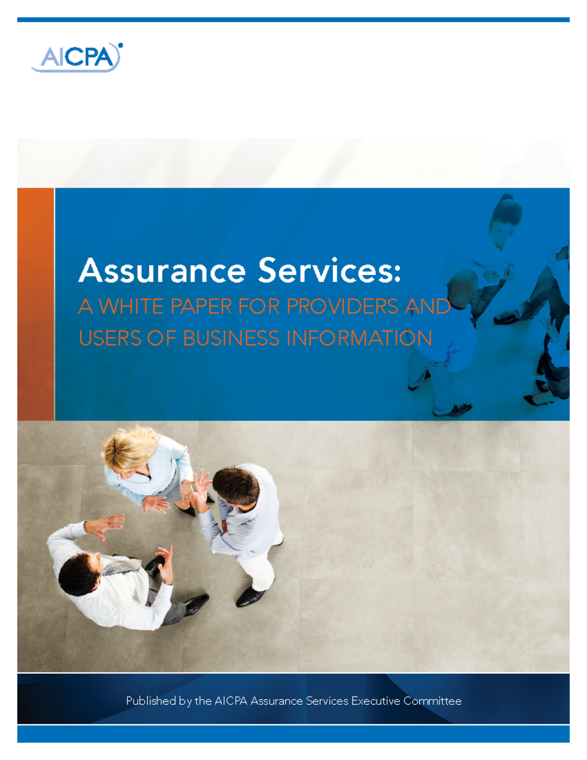 Asec wp providers users bi - Published by the AICPA Assurance Services ...