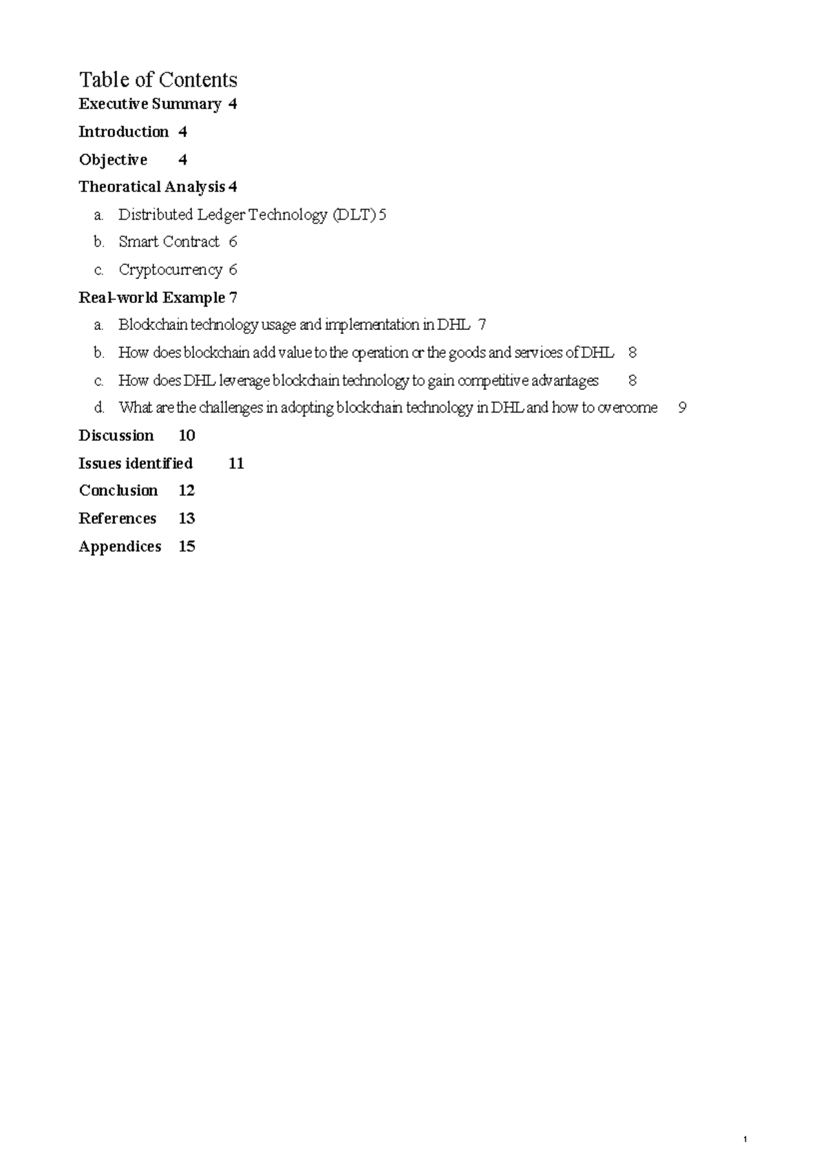 Group 23 assignment 1 - RMIT Melbourne - Table of Contents Executive ...